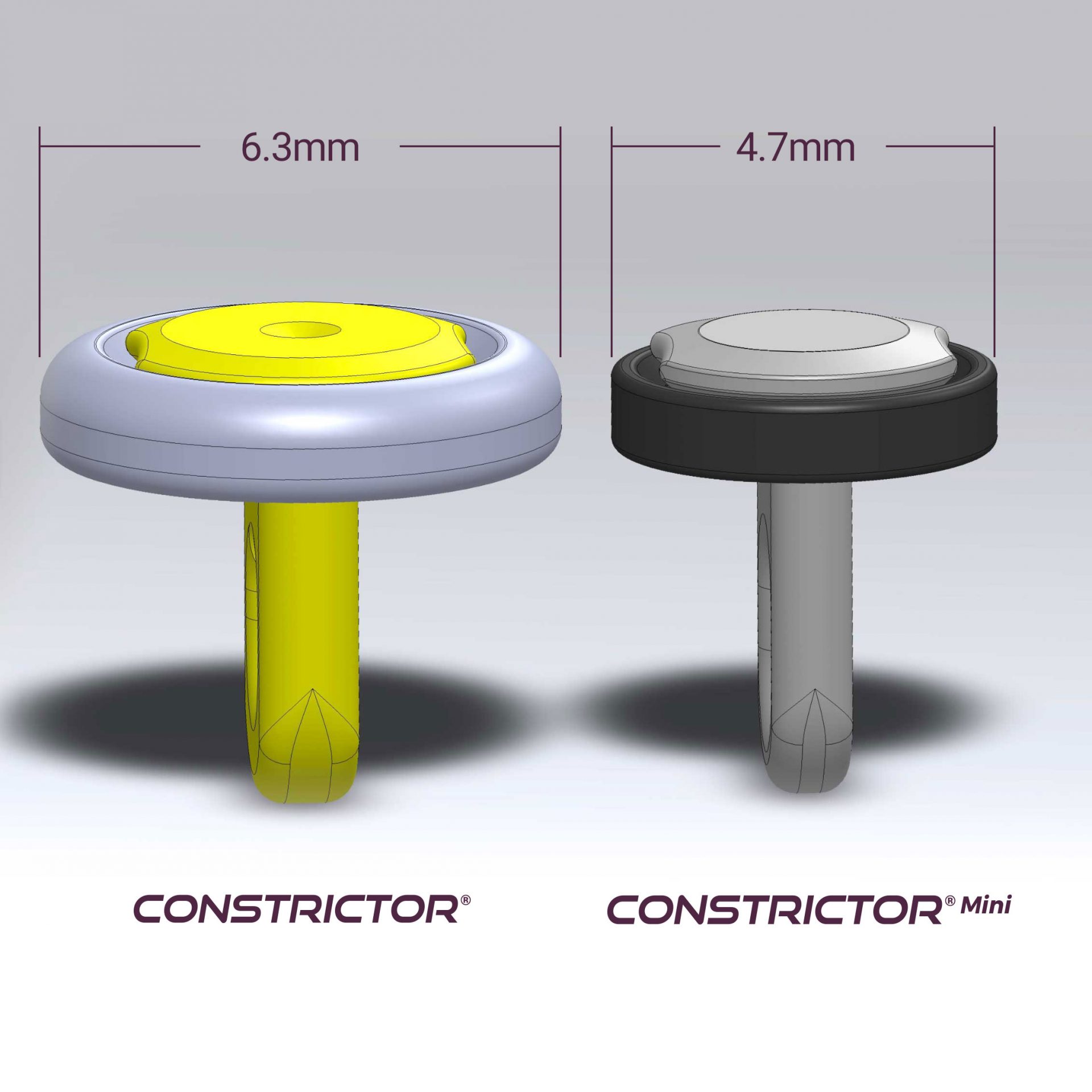 constrictor-mini-side-comparison-measurements - Dunamis Medical